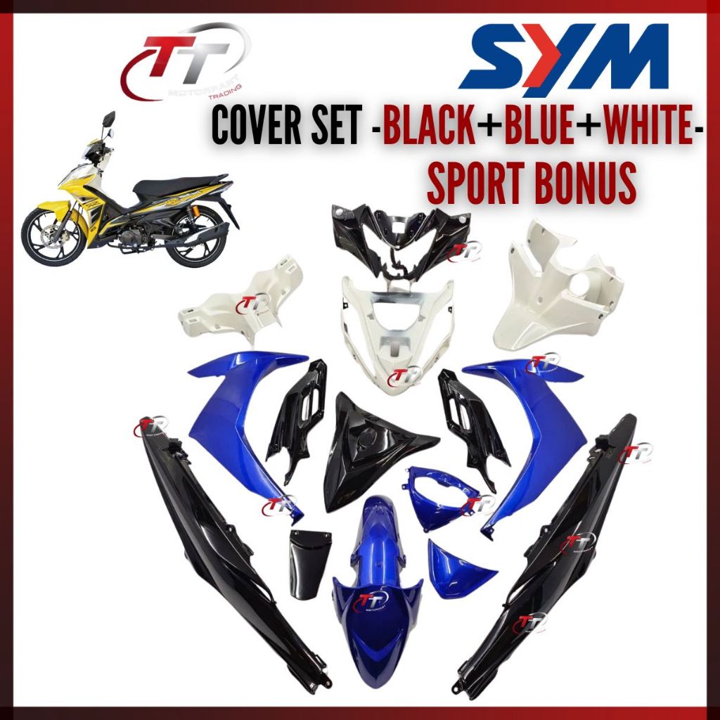 SYM SPORT BONUS SPORTBONUS Coverset Cover Set Complete Body Caver Kaver ...