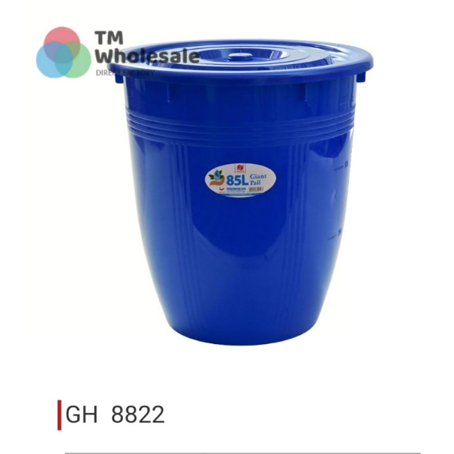 {READY STOCK} Twins Dolphin 85L Giant Pail With Cover | Shopee Malaysia