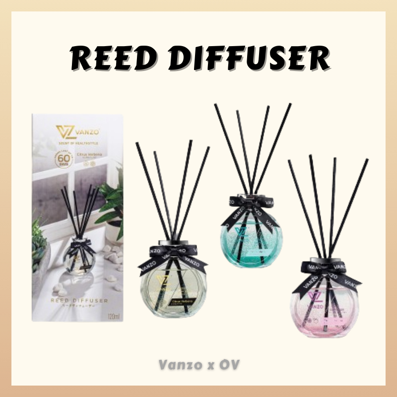 Vanzo Reed Diffuser 120ML Fruity Freesia / White Musk / Citrus Verbena ...