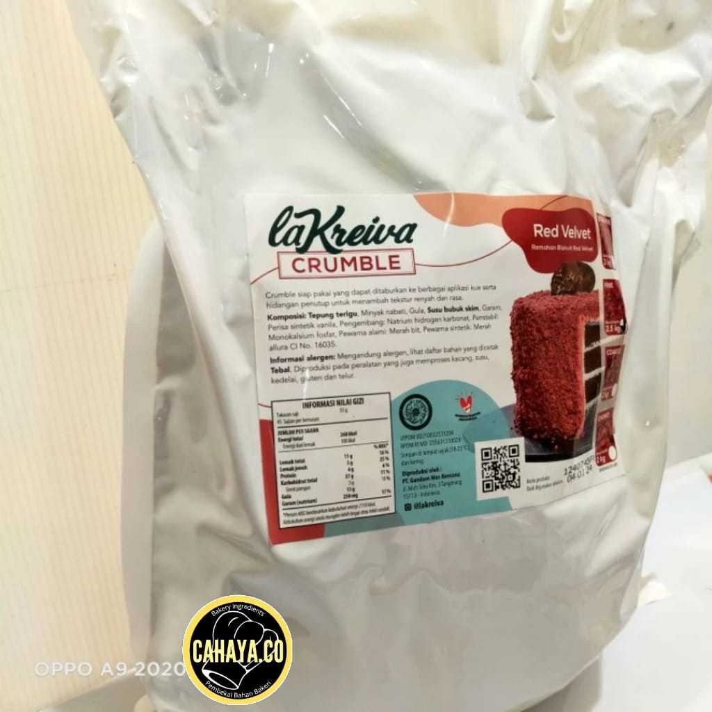 La KREIVA Red Velvet Crumble (250g/500g) repack | Shopee Malaysia