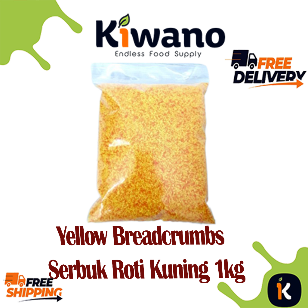 Yellow Breadcrumbs - Serbuk Roti Kuning 📢📢 (100g _250g_500g) | Shopee ...