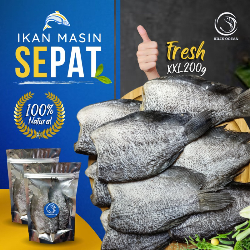 Ikan Sepat Masin/Ikan Masin/Ikan Masin Sepat Besar Tanjung Dawai XXL ...