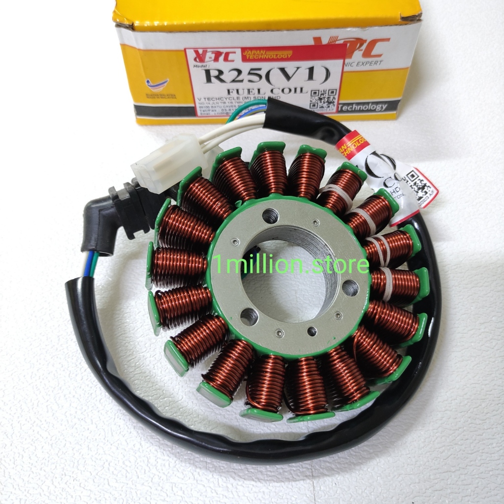 VTC FUEL COIL MAGNET STARTER COIL YZF-R25 V1 MT25 V1 | Shopee Malaysia