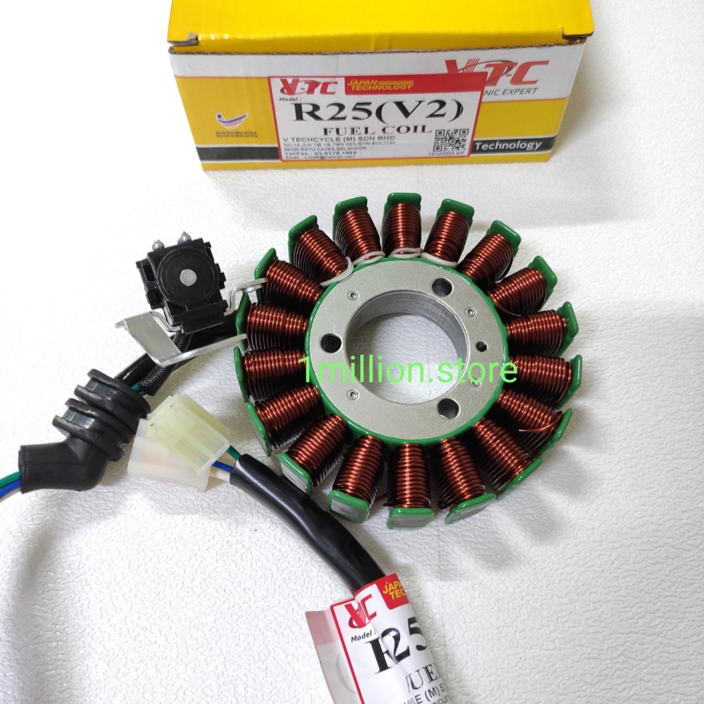 VTC FUEL COIL MAGNET STARTER COIL YZF-R25 V2 MT25 V2 | Shopee Malaysia