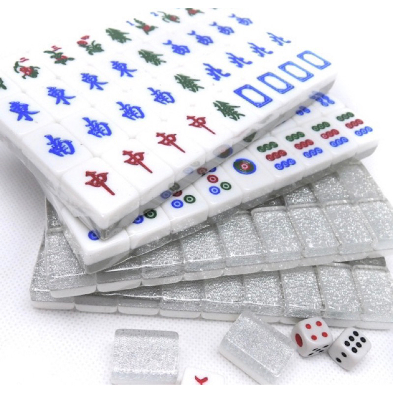 大马现货 Rummy 4Player Mahjong 3Player Rummy Lami Cinami Mahjong Full White ...