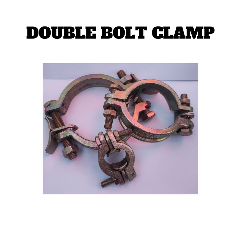 DOUBLE BOLT CLAMP SL34 (29-34mm)/SL76 (60-76mm)/SL94 (76-94mm | Shopee ...