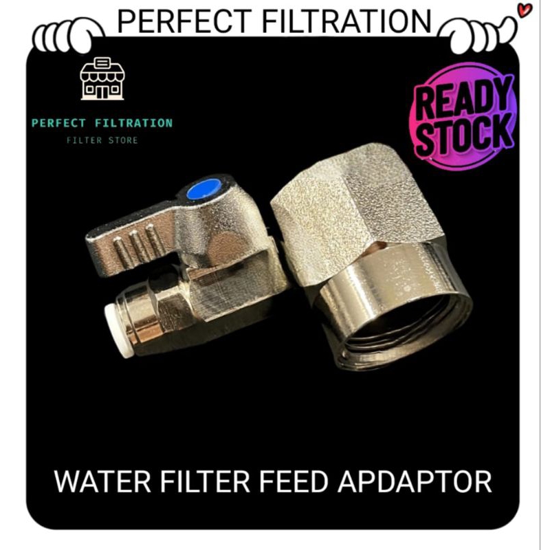 Water Feed Adaptor 1/2", R-Toto Adaptor, 1 Way Adaptor, Elken,Coway ...
