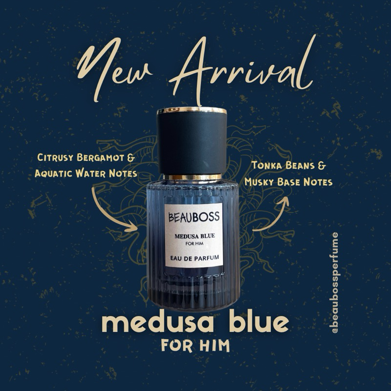 Medusa Blue Him Dylan Blue by BeauBoss | Shopee Malaysia