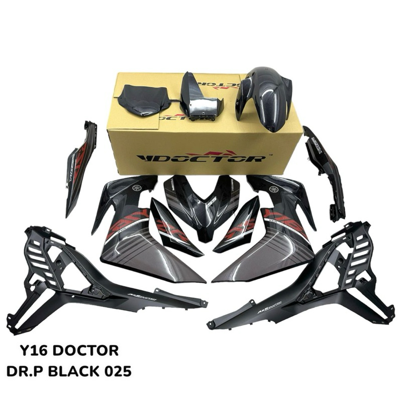 🔥 COVERSET BATMAN YAMAHA Y16 VIRAL DOCTOR 🔥 | Shopee Malaysia