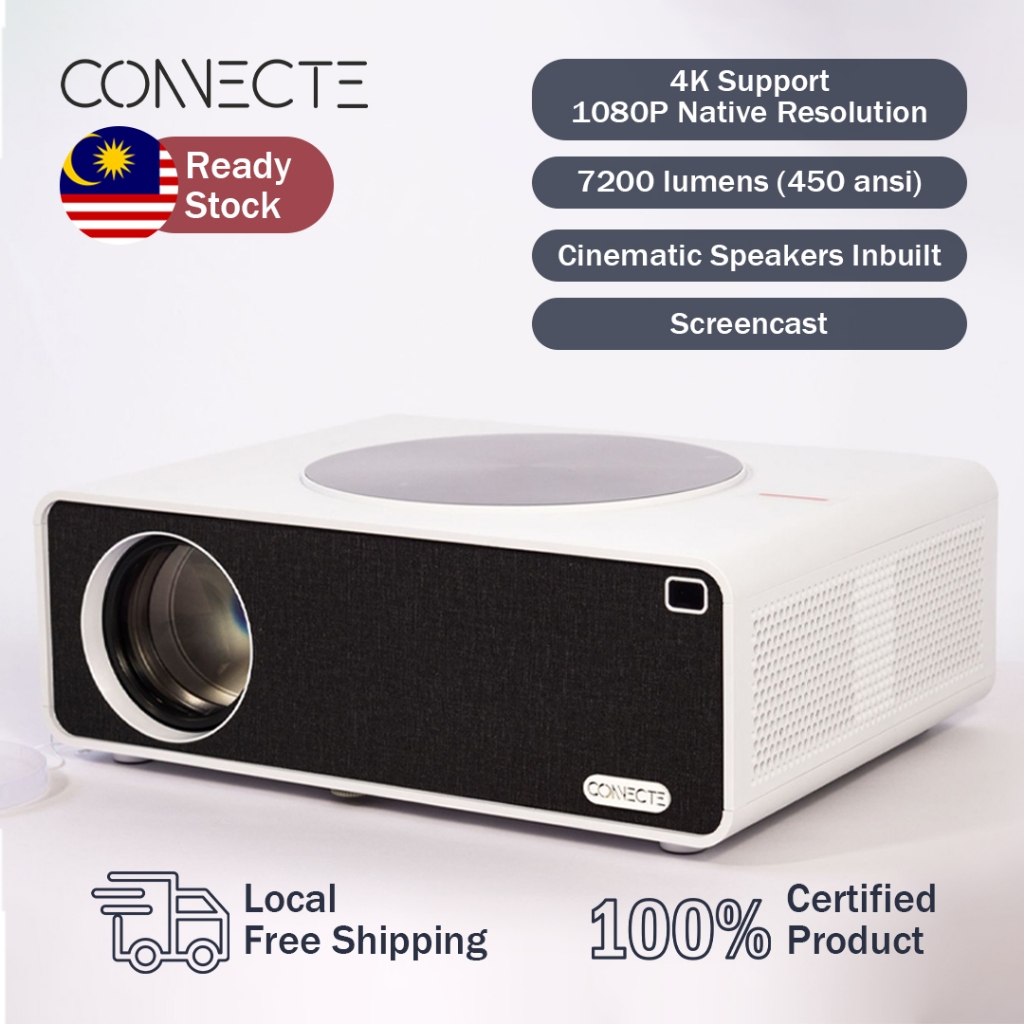 CONNECTE PRO REAL AIR version Full HD 1080P 7200 lumens Smart Home ...