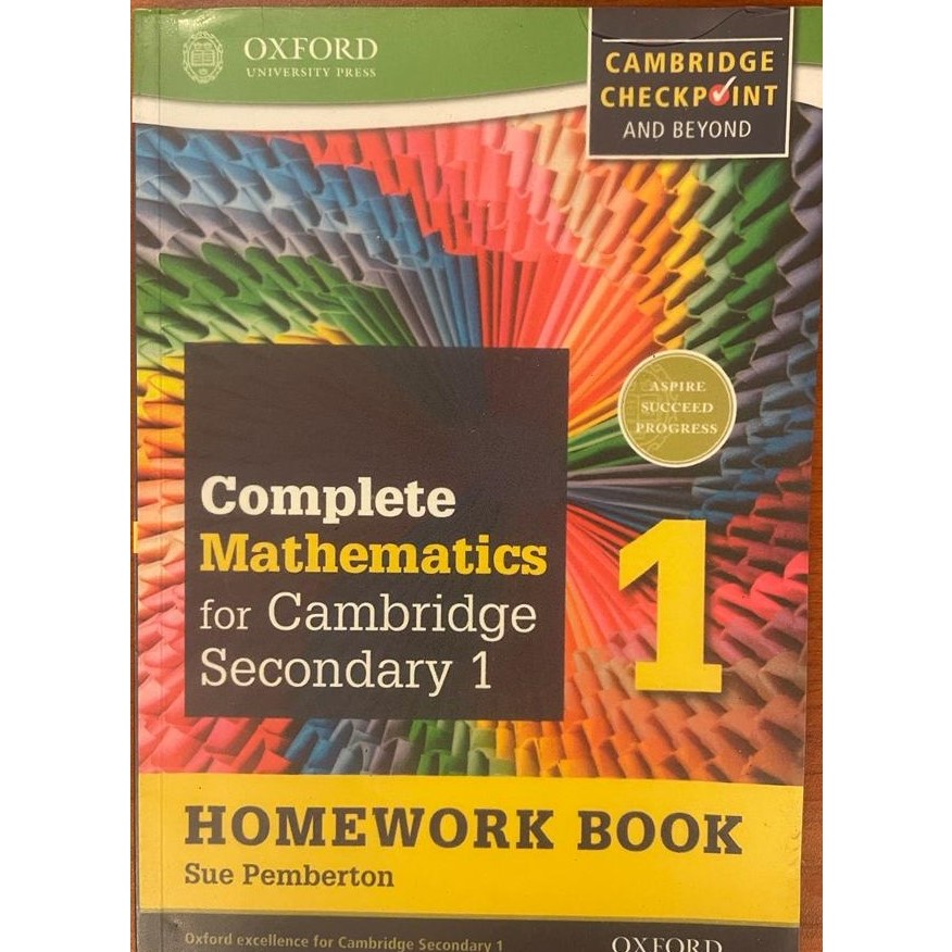 Complete Mathematics for Cambridge Lower Secondary Homework Book 1 ...
