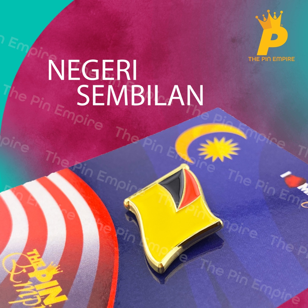 THE PIN EMPIRE N. Sembilan Enamel Lapel Pin Collar Pin | Shopee Malaysia