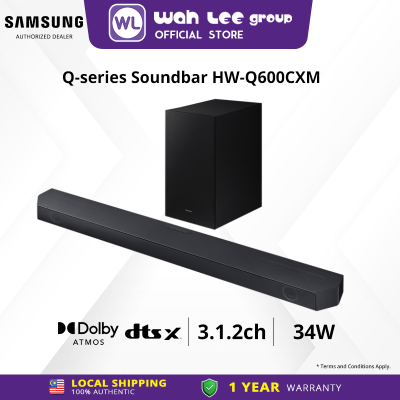 Samsung Q-Series Soundbar | Dolby Atmos/DTS:X | True 3.1.2ch Sound ...