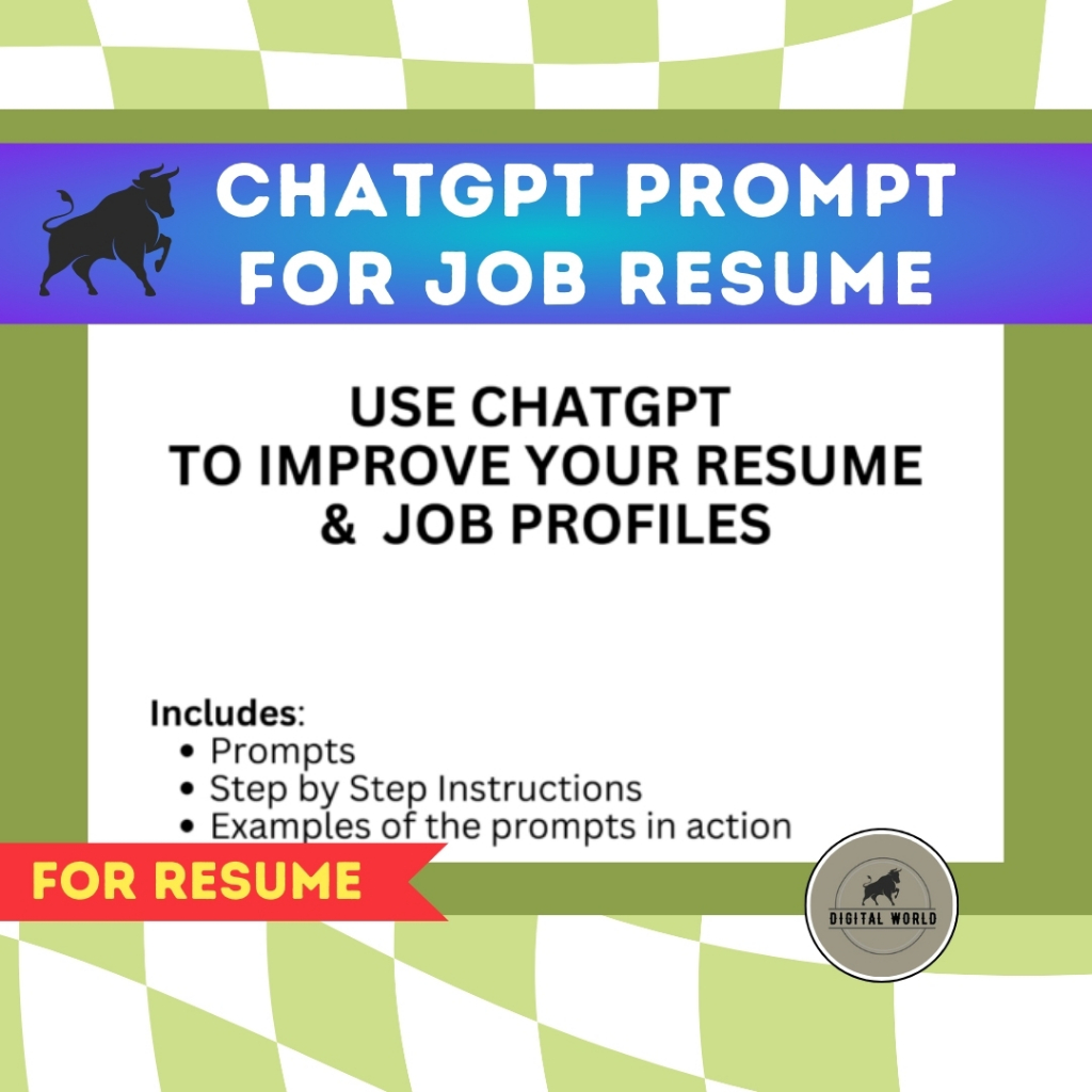 ChatGPT Prompt For Resume | Work Resume Prompt | Resume | | Shopee Malaysia