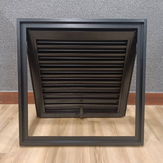 GV Aluminium Louvres Top Hung Window Ventilation 600mm(W) x 600mm(H ...