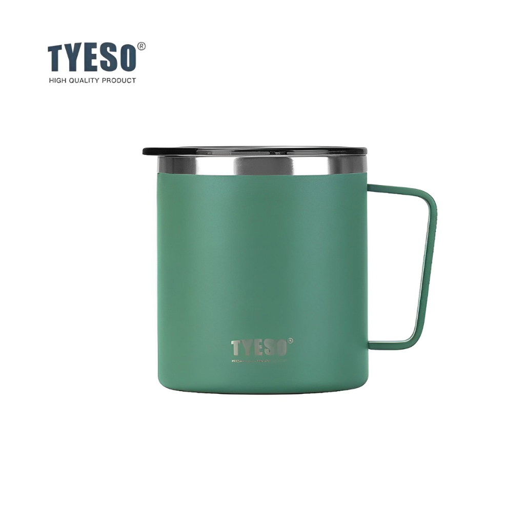 TYESO TS-8789B Classic Insulated Thermal Coffee Cup 400ml With Handle ...