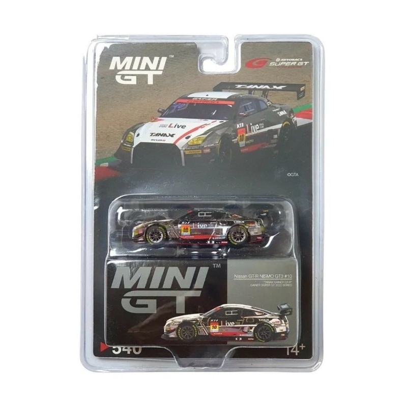 1/64 Mini GT #540 Nissan GT-R Nismo GT3 #10 TANAX GAINER 2022 Super GT ...