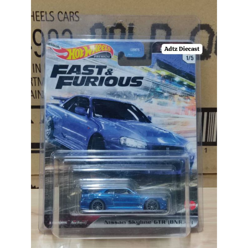 HOTWHEELS NISSAN SKYLINE GTR R34 FAST IMPORT | Shopee Malaysia