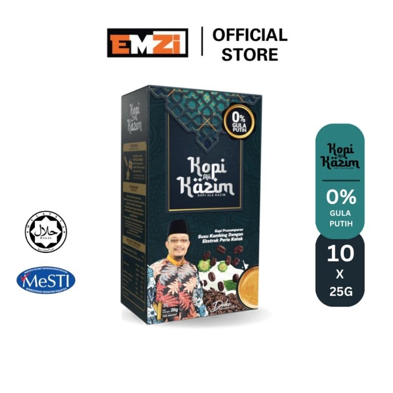 Emzi Kopi Ala Kazim (20g×10sachet) | Shopee Malaysia