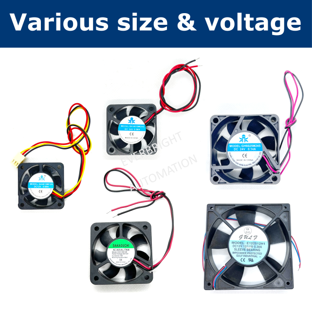 12V 24V 110V 240V 4cm 5cm 6cm 9cm 12cm Cooler Fan Blower Fan Server Fan ...