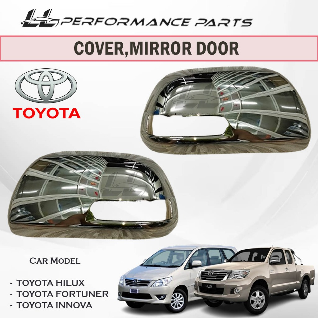 Original Toyota Hilux/Fortuner/Innova Cover Mirror Door Chrome Side ...