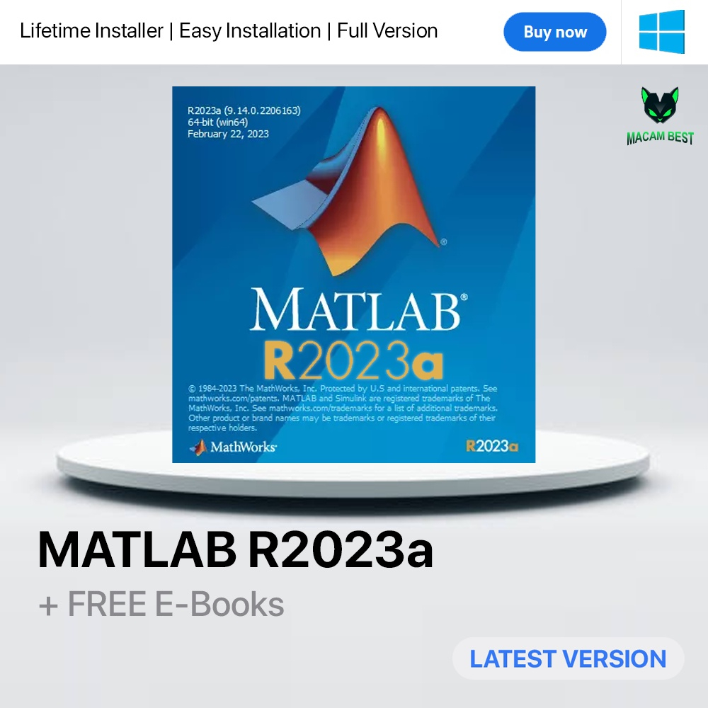 MathWorks MATLAB 2023A + Additional Toolbox (20gb) 🔹 Video Guide 🔹 ...