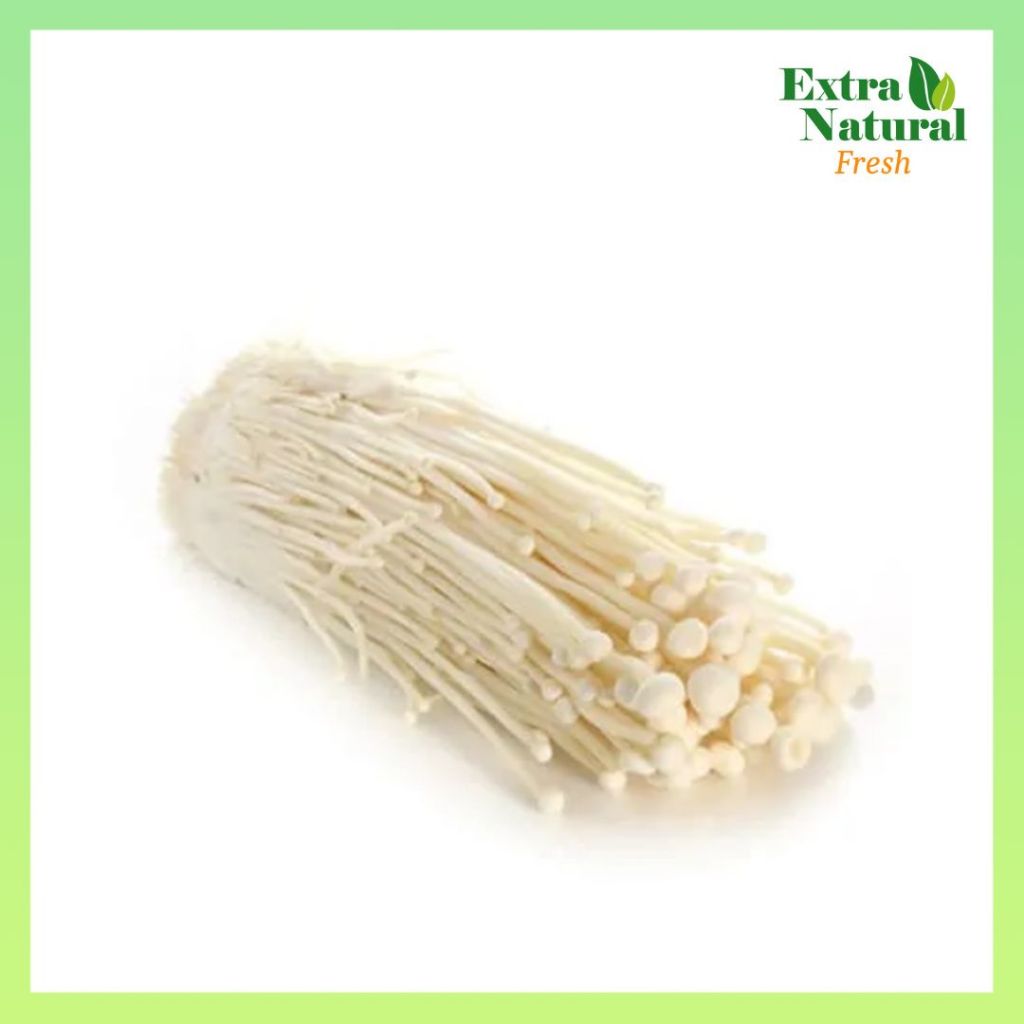 Fresh Enoki Mushroom 1pkt |Mushroom| [Extra Natural Fresh] | Shopee ...