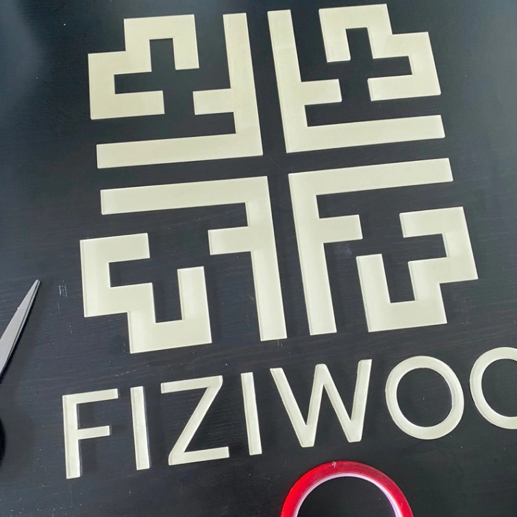 PVC Foamex Size 10cm high - Custom 3D Wording Alphabet Branding Sign ...