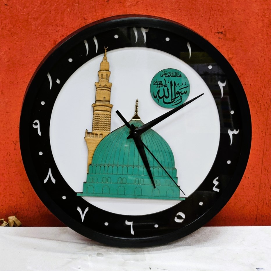 JAM DINDING ISLAMIK PATTERN 30CM | JAM DINDING COVER | Shopee Malaysia
