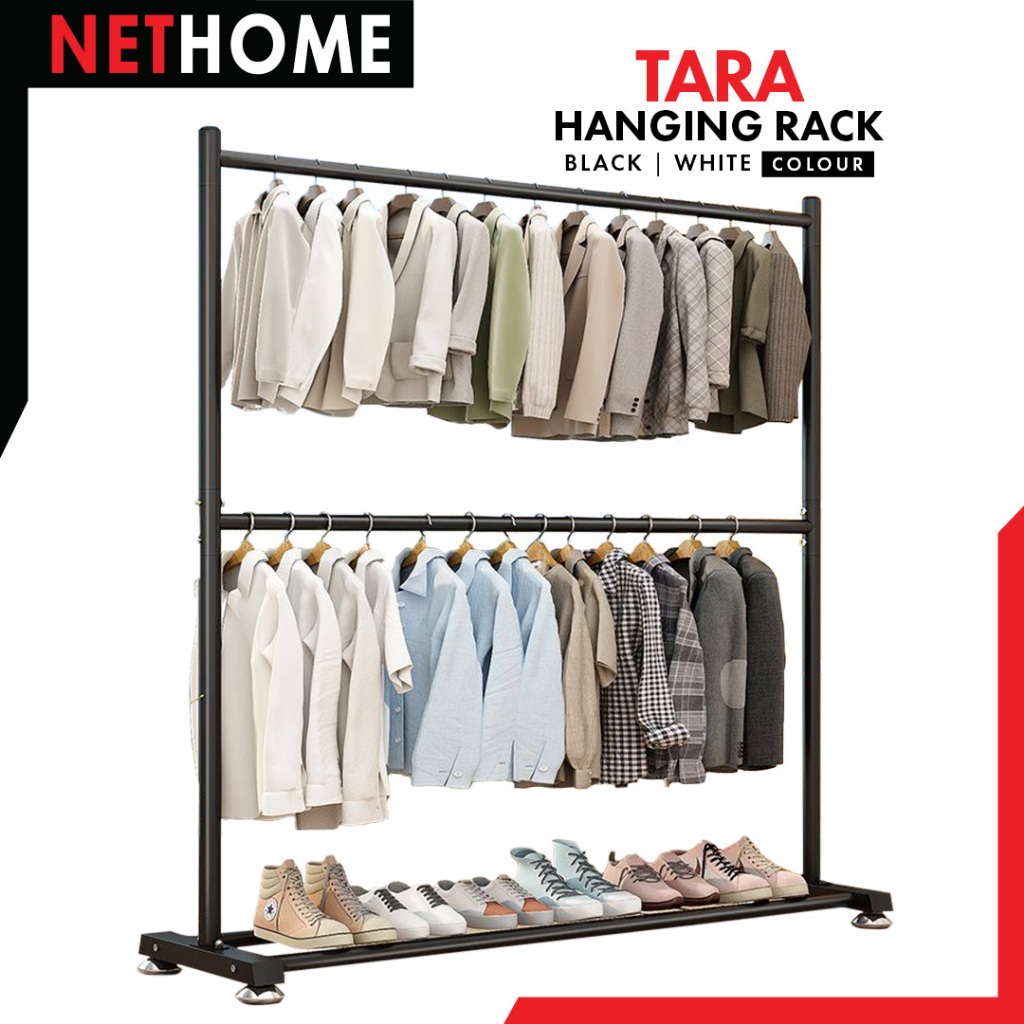 ⚡️NETHOME⚡️Tara 2 Layer Strong Steel Structure Hanging Organizer Rack ...