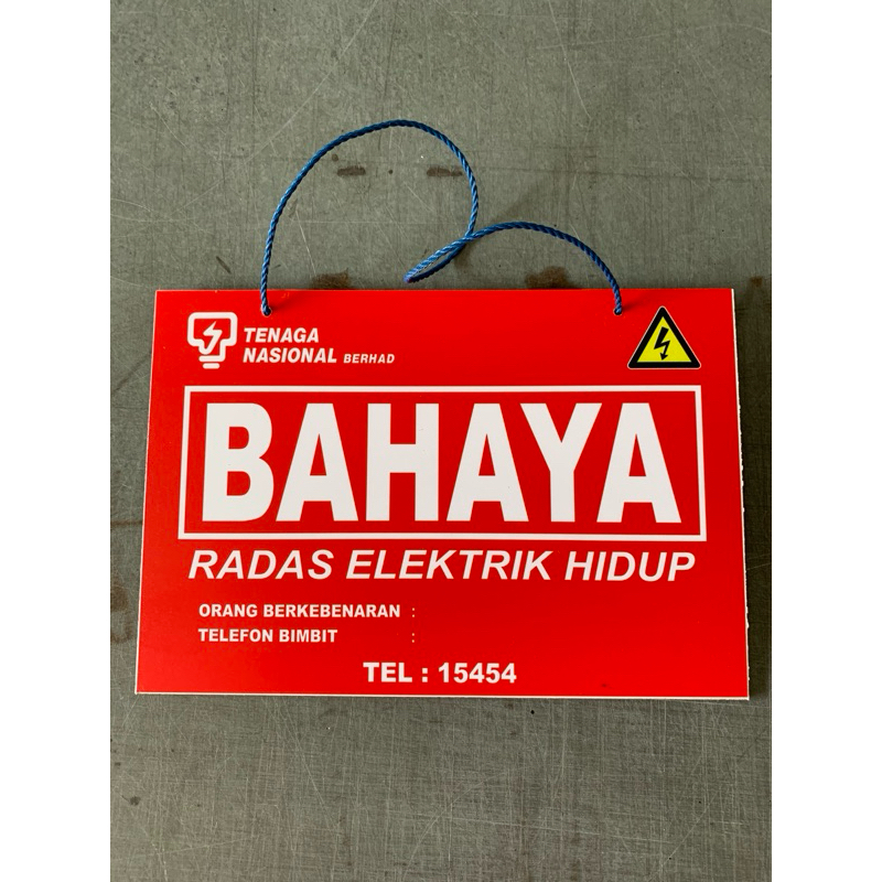 TNB BAHAYA Hanging Signage Substation / Pencawang | Shopee Malaysia