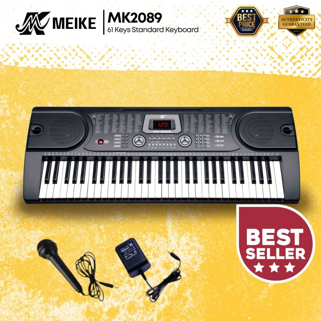 【MK2089】Meike 61 Keys Electronic Keyboard Set/Combo Set MK-2089 ...