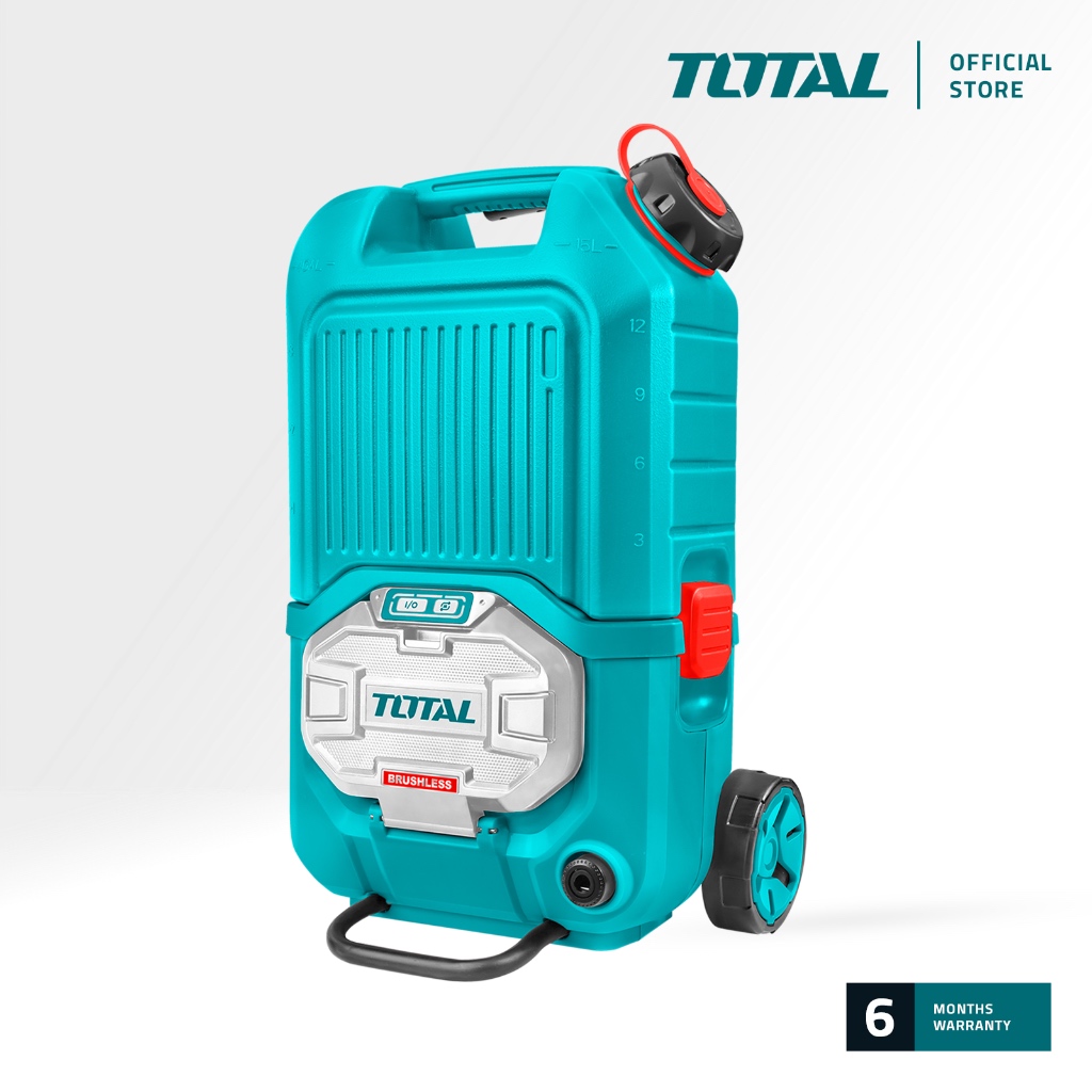 TOTAL Li-ion Auto Stop Pressure Washer Solo 2-In-1 Detachable Tank ...