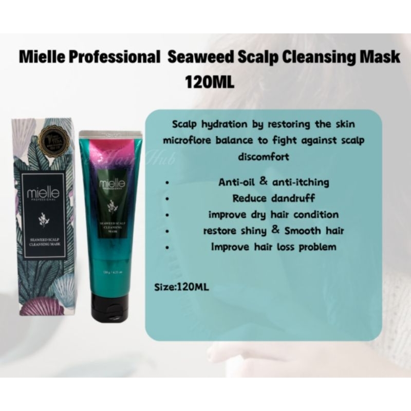 Mielle Professional Seaweed Scalp Cleansing Mask 120ML | Shopee Malaysia
