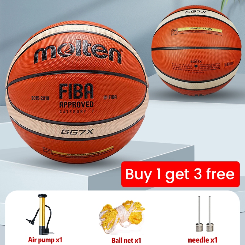 NBA GG7X Original Molten Basketball Size 7 PU Leather with Free Pump ...