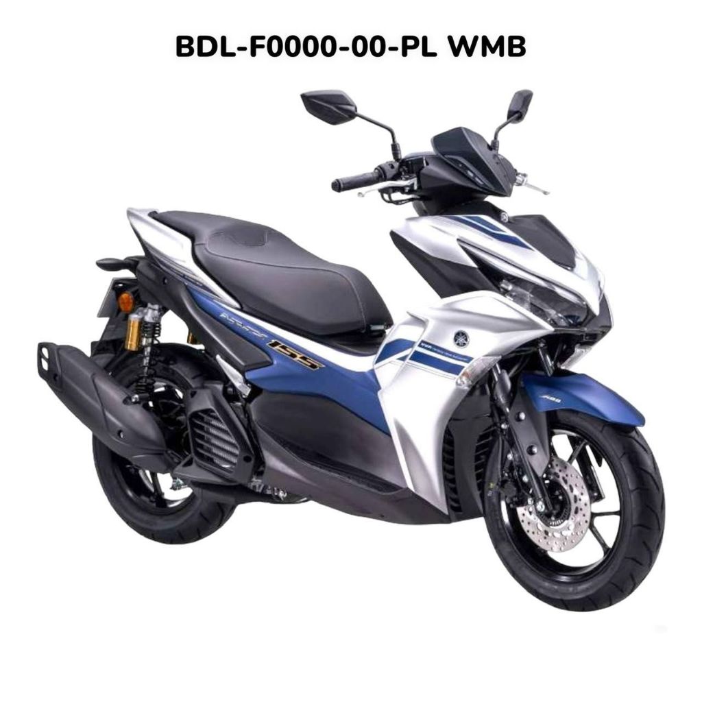 ORIGINAL Yamaha HLY NVX155 NVX V2 Body Cover Set Coverset Kosong BDL ...