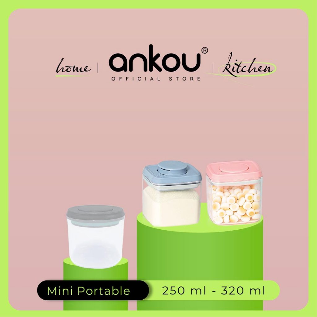 ANKOU Airtight Food Storage Multi-purpose Container - Mini Portable ...