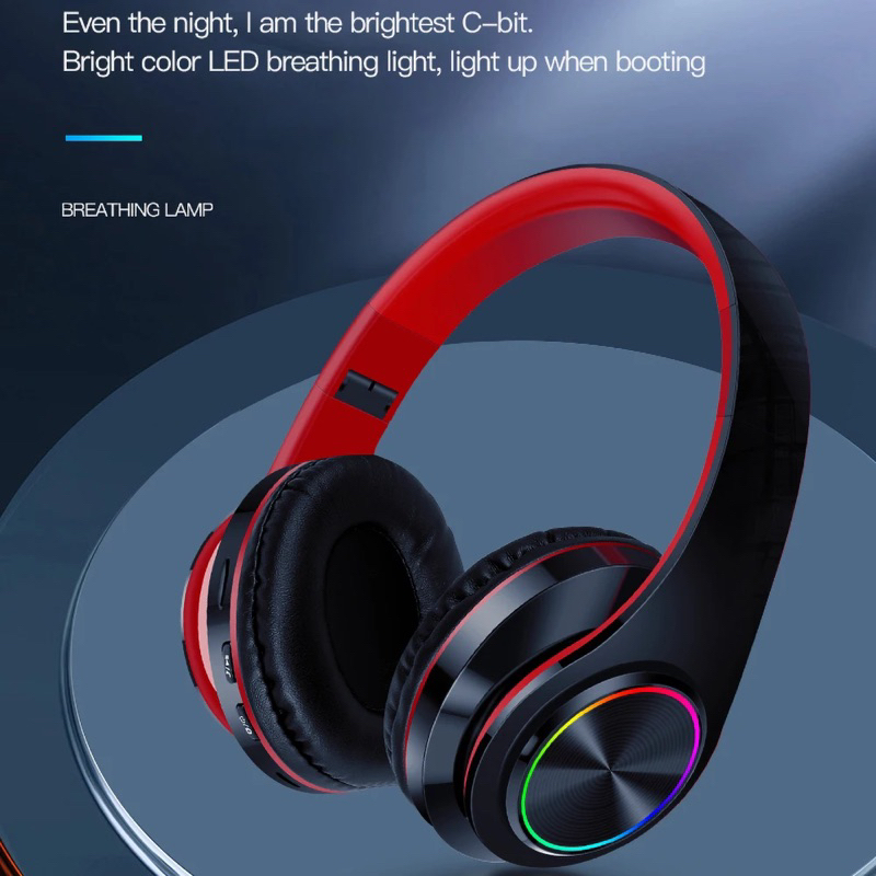 B39 P47 Bluetooth Headset Wireless Headphone with Mic Gaming Microphone ...