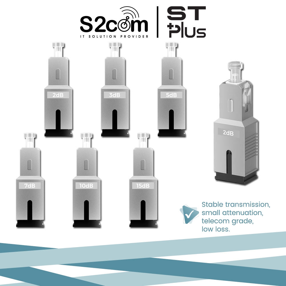 SC UPC Fiber Optic Singlemode Male To Female Attenuator 2dB 3dB 5dB 7dB 10dB 15dB | Shopee Malaysia