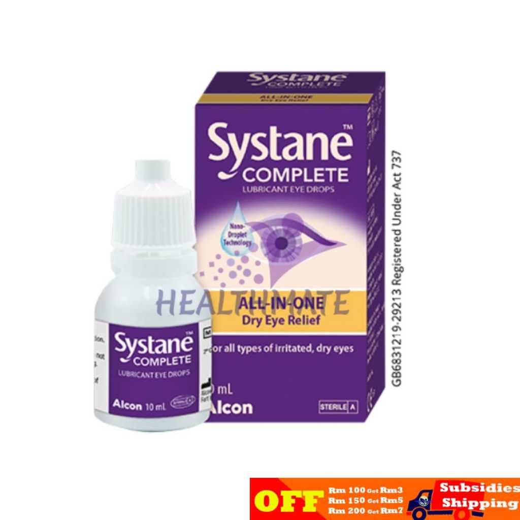 ALCON Systane® COMPLETE Lubricant Eye Drops (10ML) | Shopee Malaysia