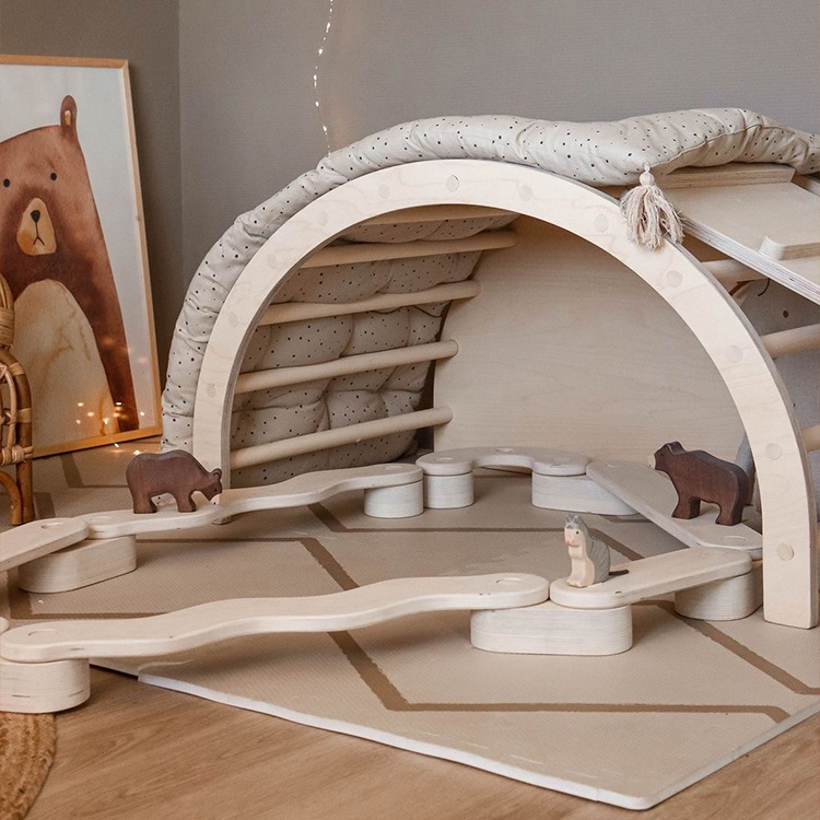 Toddler Rocker with Cushion Arch Shape Toddler Climber Baby Sensory ...