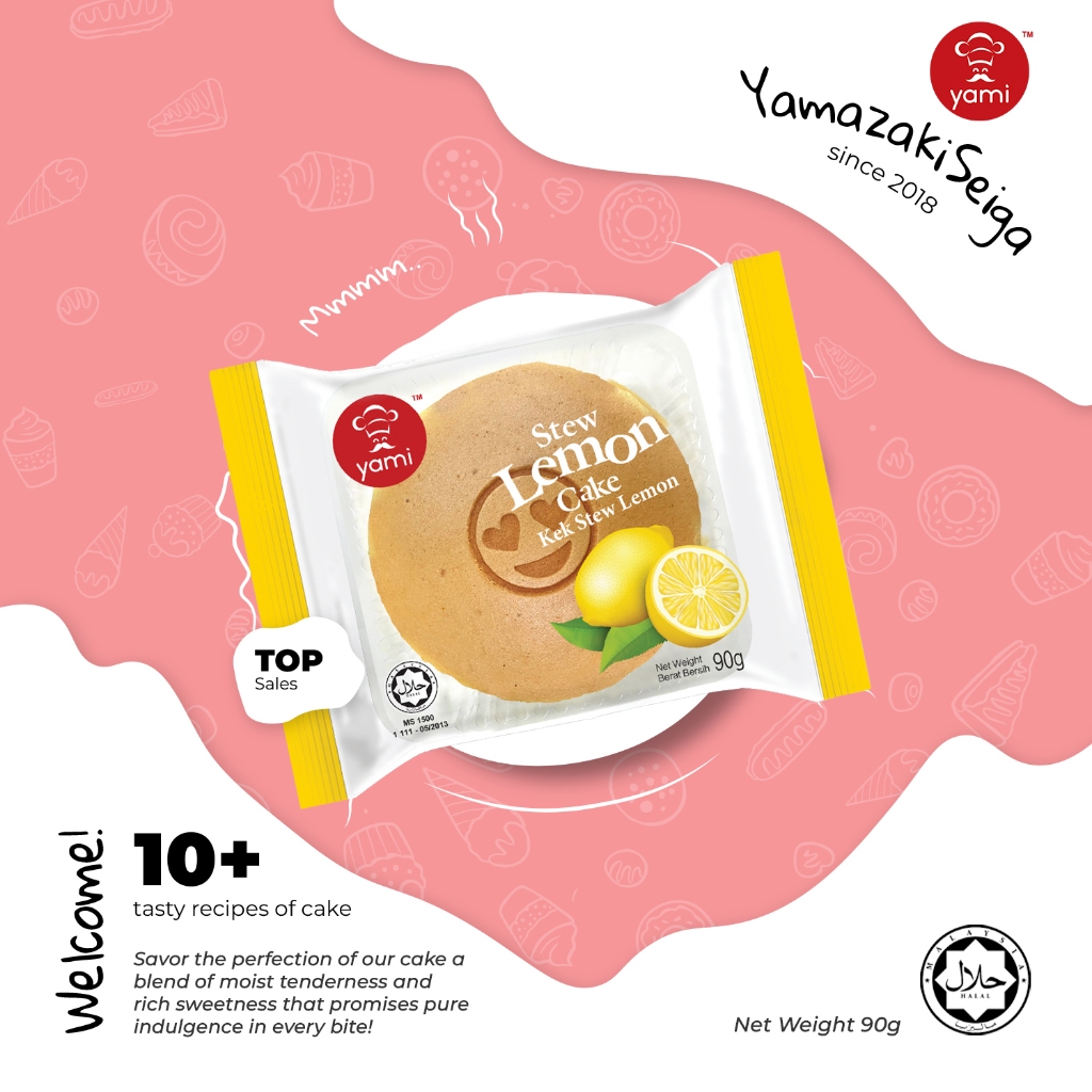 Yami Stew Cake Lemon Flavour Kek Stew Lemon Stew Cake Series Halal ...