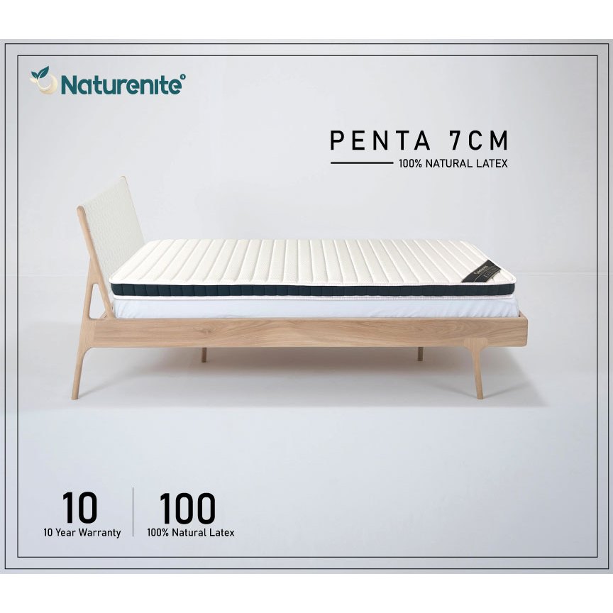 Naturenite | 100% Natural Latex Mattress Topper | Height 7cm | Medium ...