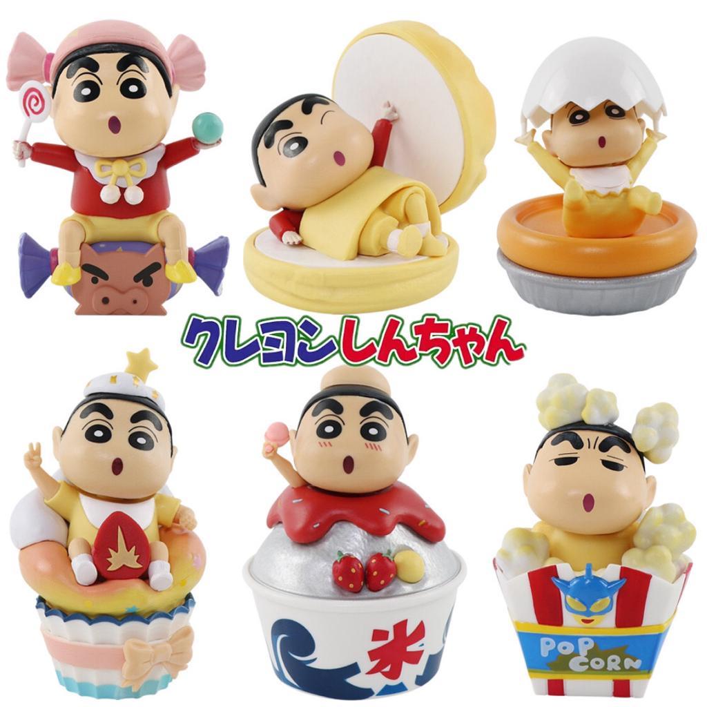 Crayon Shinchan Dessert Time Nohara Shinnosuke Himawari Mini Figure ...