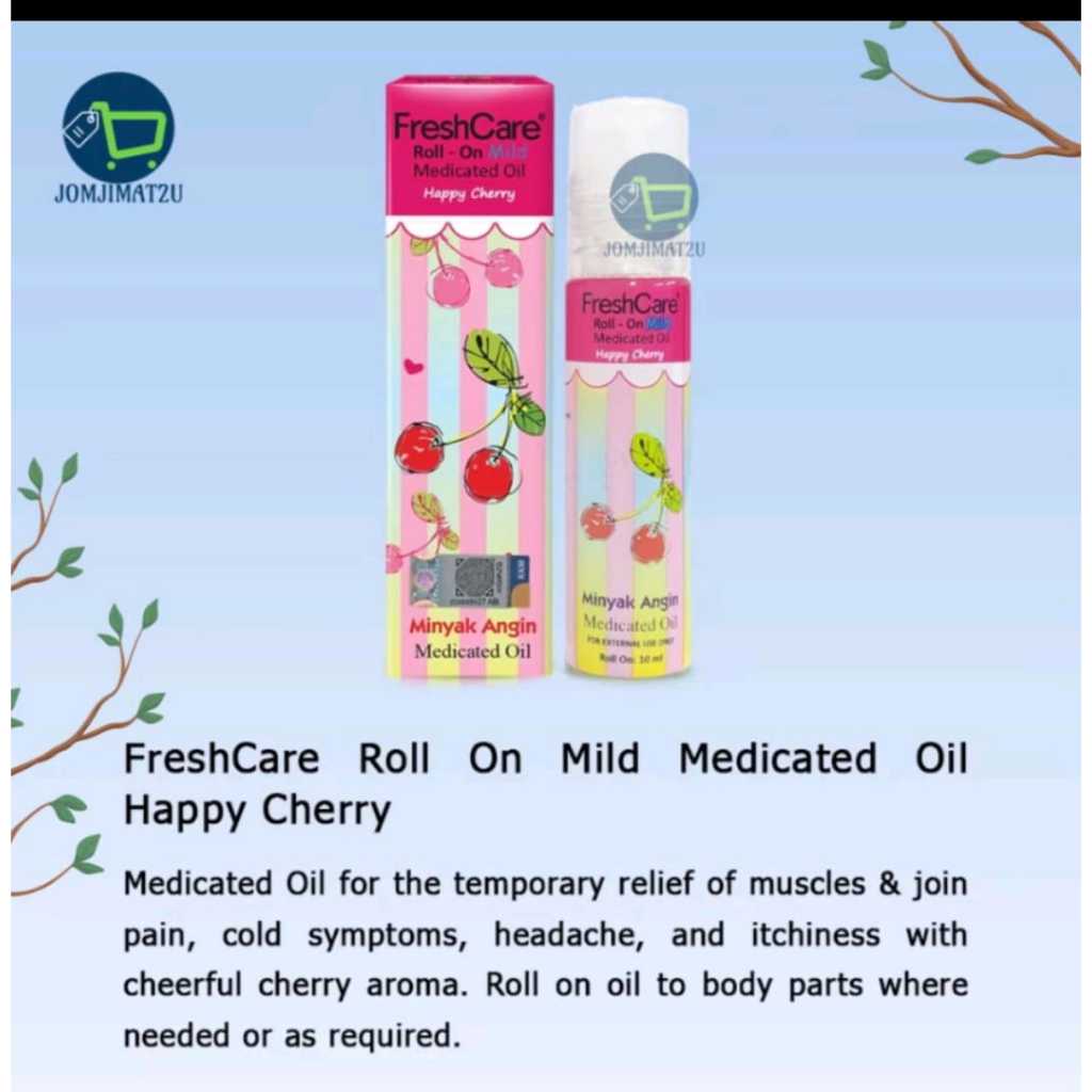 FRESH CARE ROLL ON MEDICATED ROLL ON 10ML | Shopee Malaysia