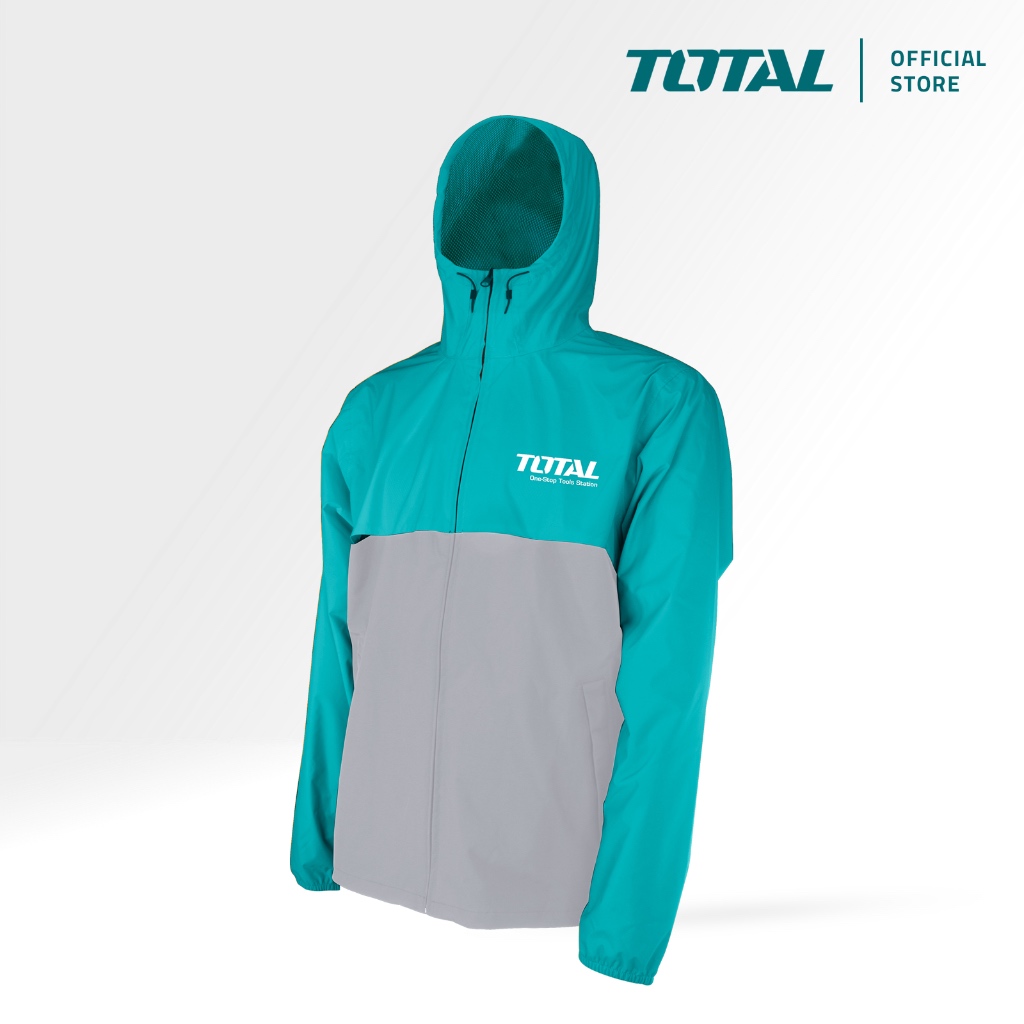 TOTAL Jacket, Front Zip, Warm & Windproof Nylon Taslan Fabric With Mesh ...