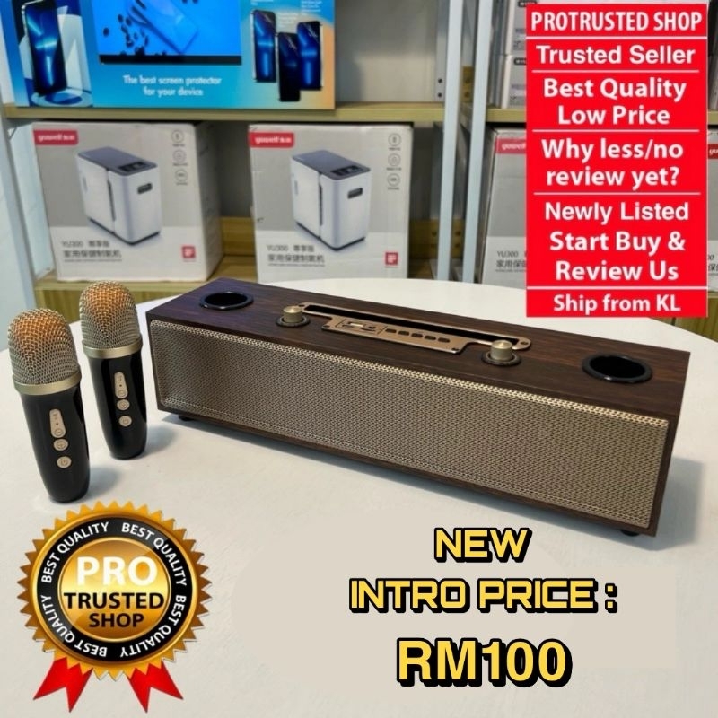 ⭐️⭐️⭐️⭐️⭐️ Original SoundBox Karaoke Bluetooth Speaker with 2 Mic ...