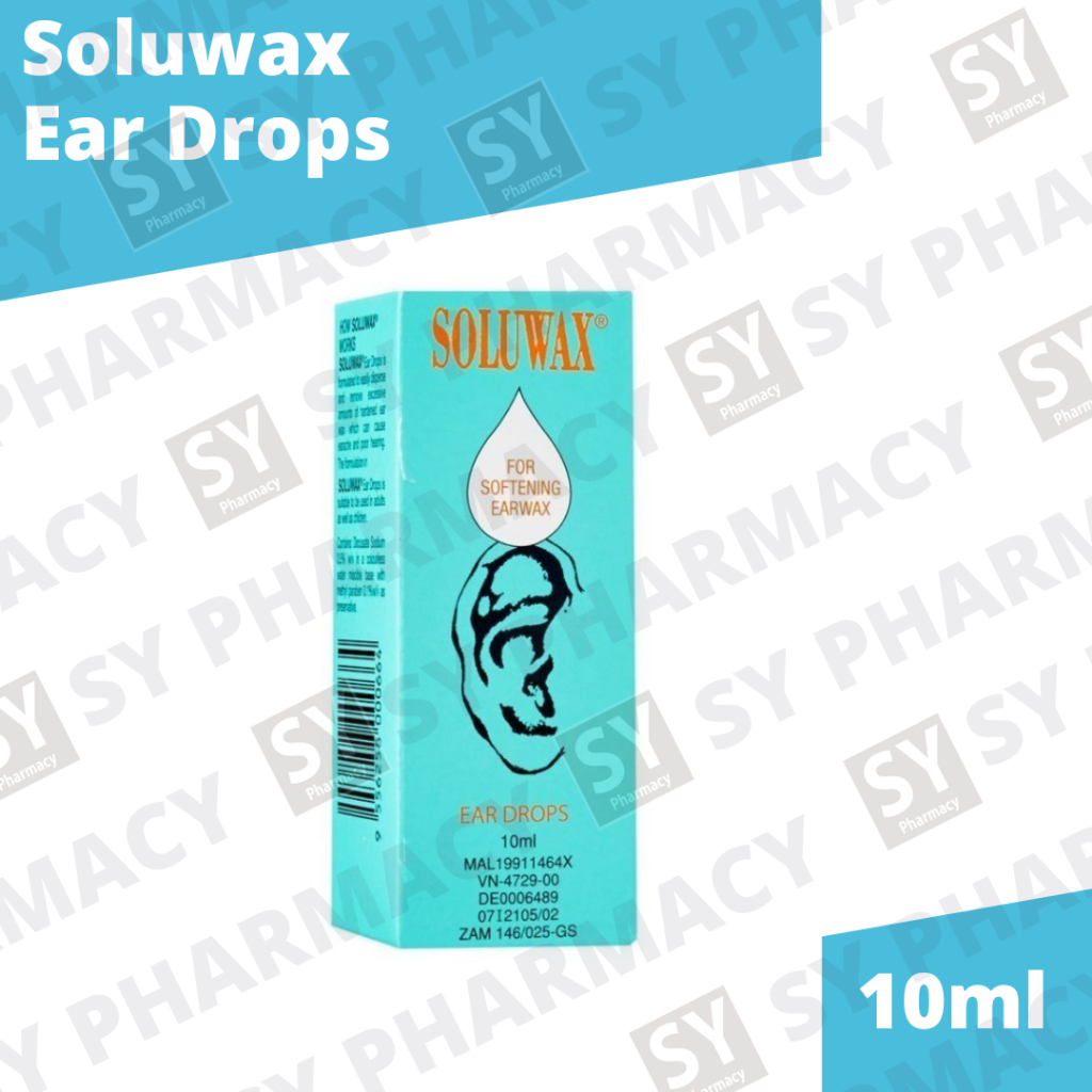 Soluwax Ear Drops 10ml (Exp: 11/2025) | Shopee Malaysia