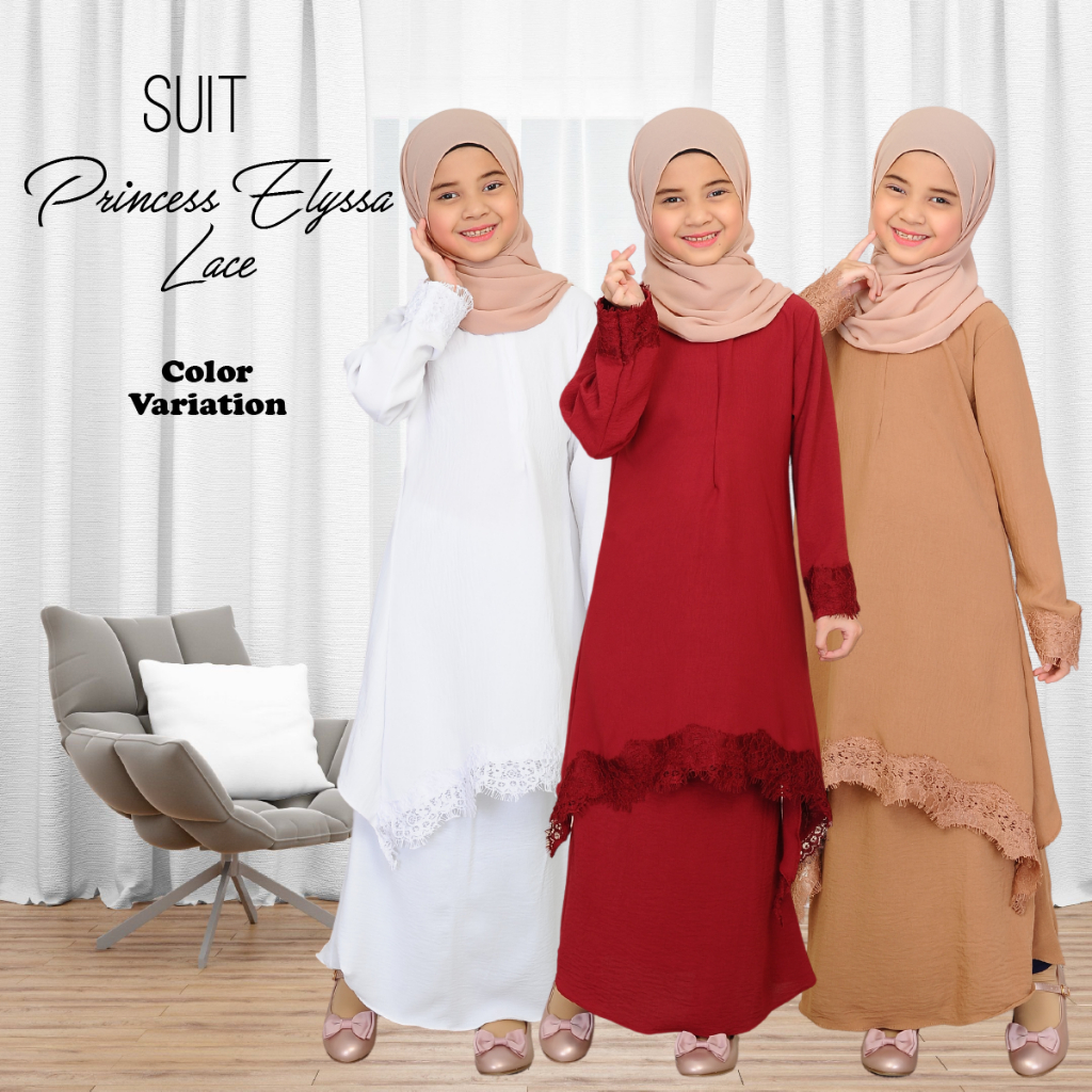 Baju Kurung Princess Elyssa Budak Perempuan BAJU KURUNG Princess Elyssa ...