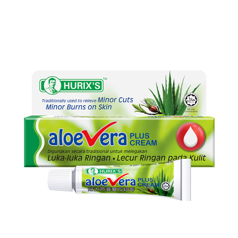 Hurix's Krim Luka Aloe Vera Plus 13gm (EXP:10/2025) | Shopee Malaysia